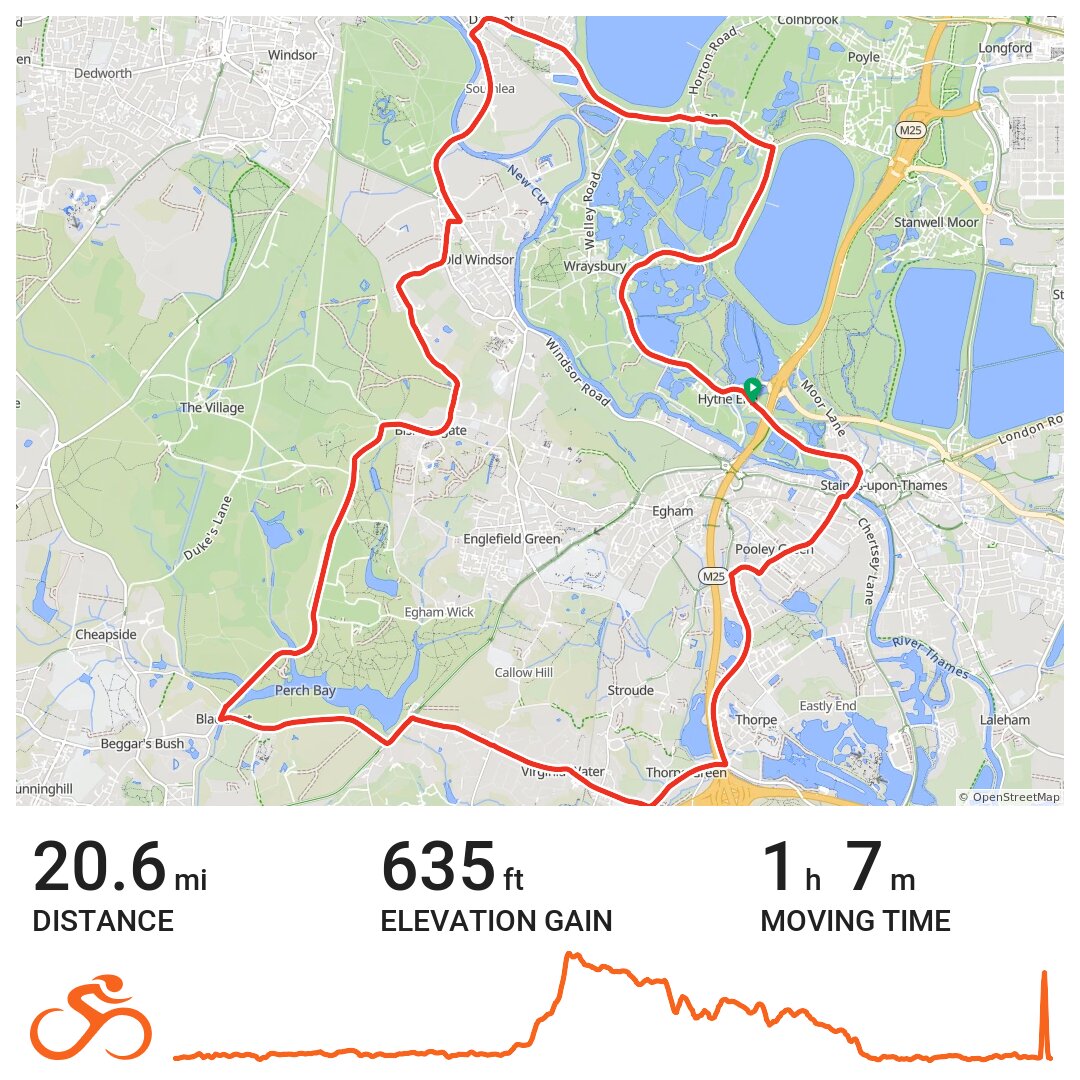 Datchet, Crimp Hill, Virginia Water. · Ride with GPS
