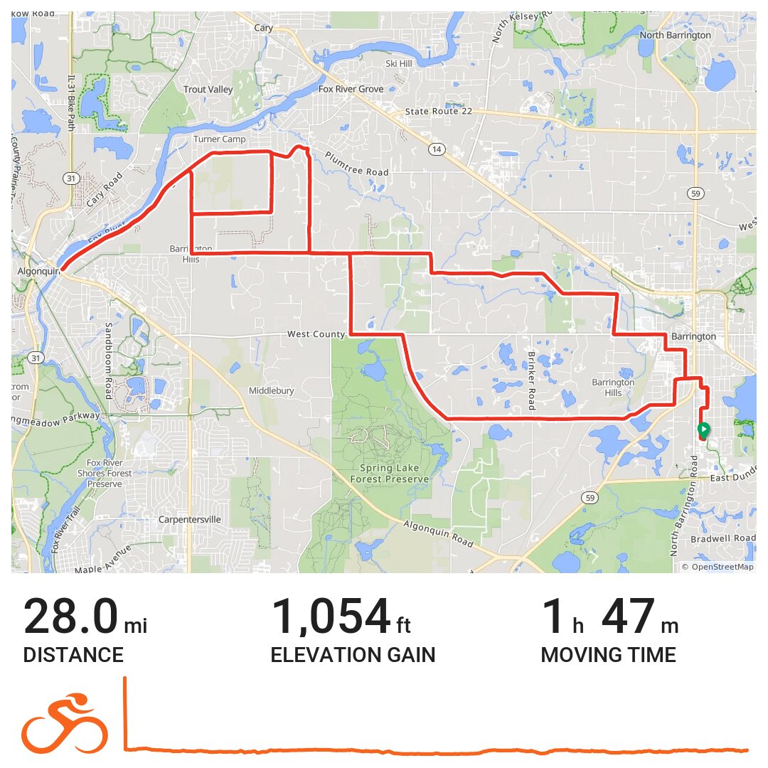 Barrington lunch loop · Ride with GPS