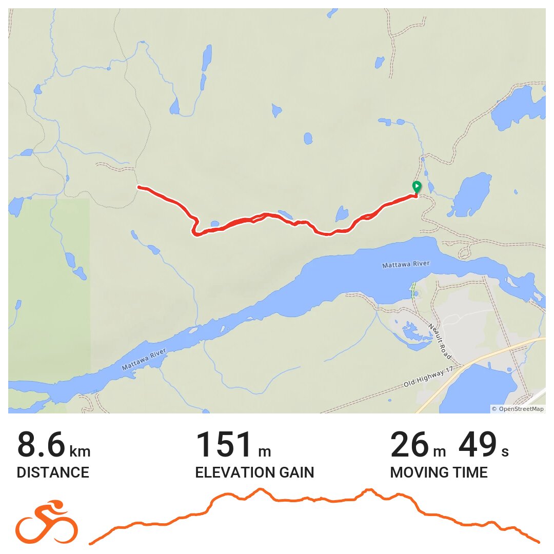 06/20/10 - A bike ride in Mattawa, Ontario