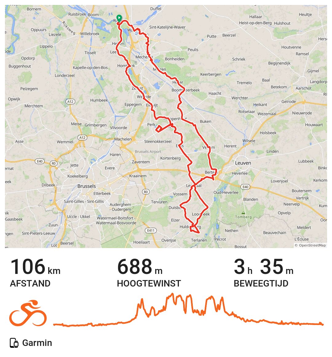 20170521 De linde Smeysberg · Ride with GPS