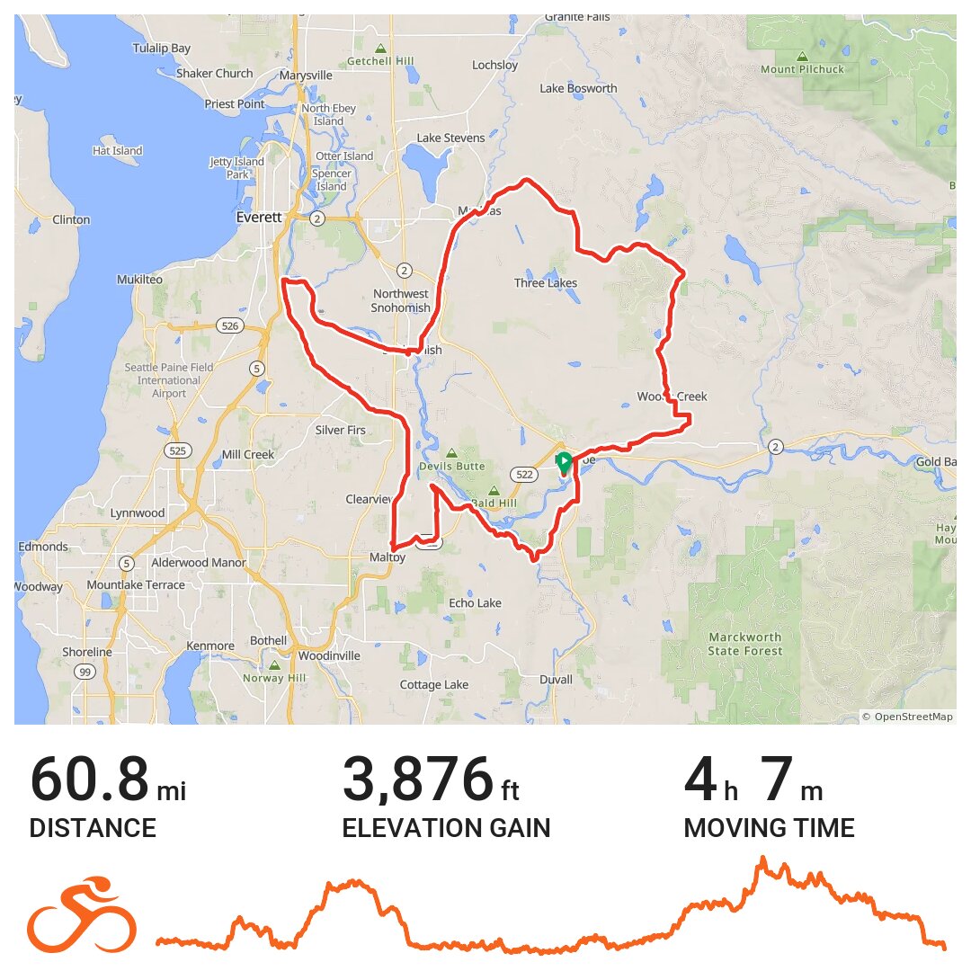 CTS 12 Monroe Loop - A bike ride in Monroe, WA