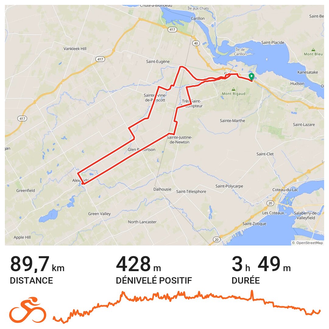 Rigaud / Alexandria On. · Ride with GPS
