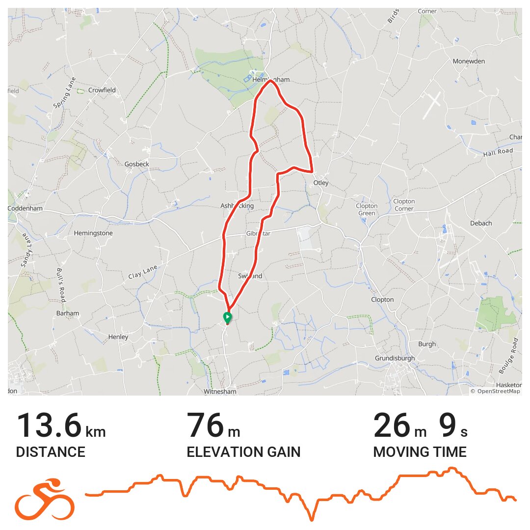 Witnesham Prologue · Ride with GPS