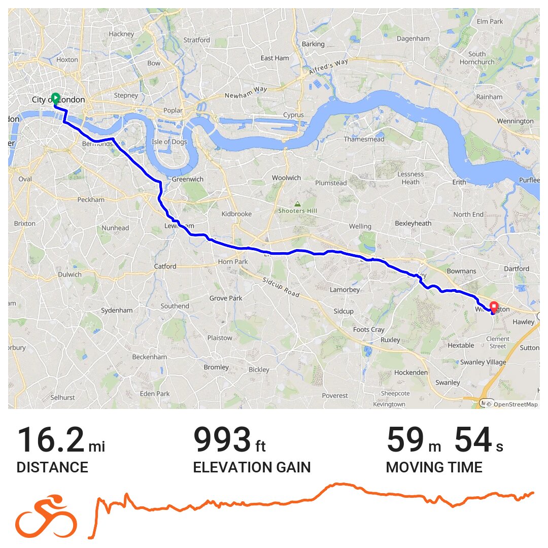 Work route home · Ride with GPS