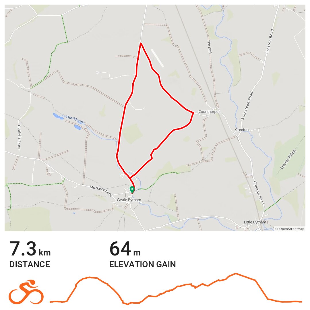 Castle Bytham - Counthorpe Loop · Ride with GPS