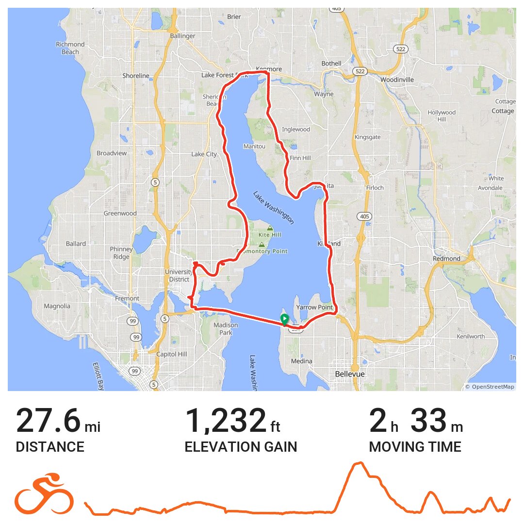 520 Bridge - North Lake Washington Loop · Ride with GPS