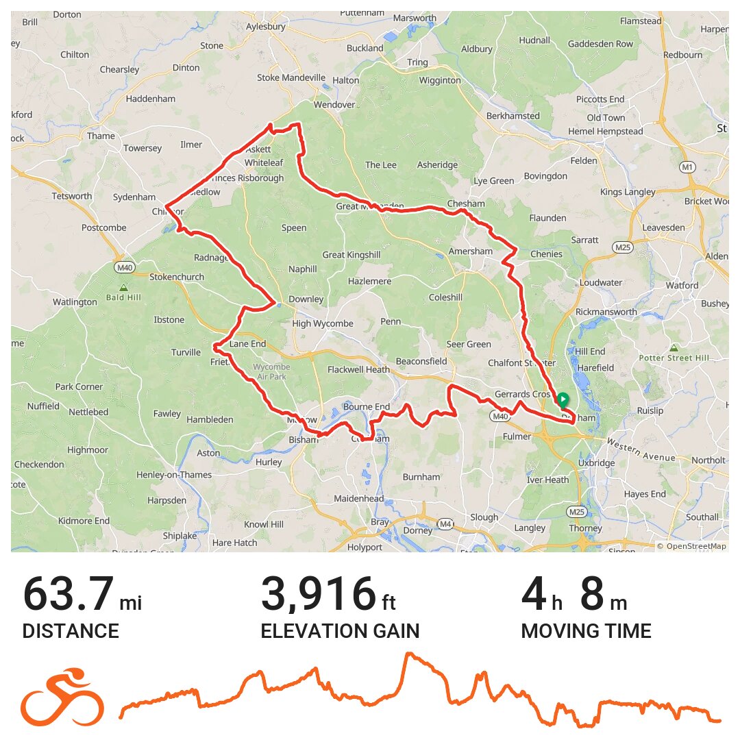 Bucks RR ride · Ride with GPS