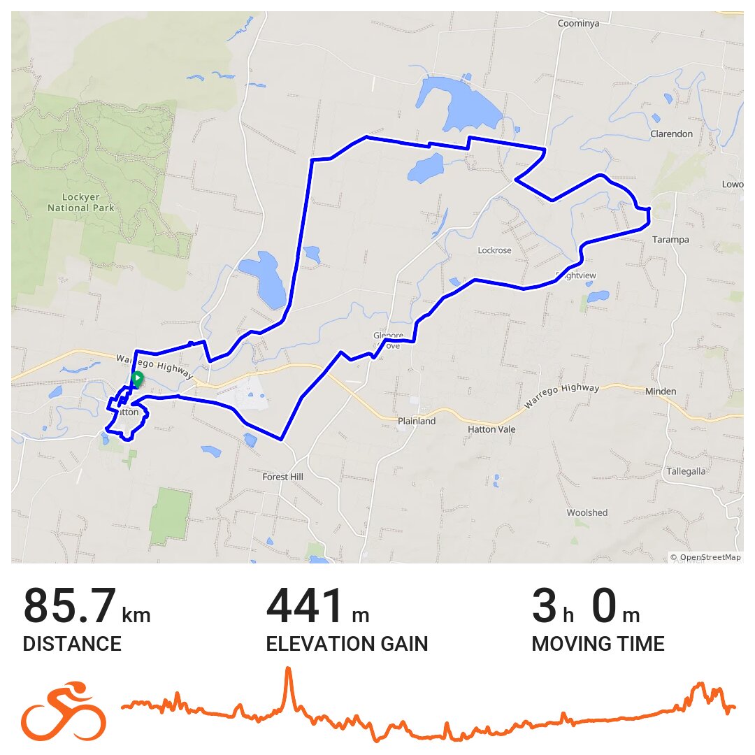 Atkinson Dam - Lowood - Brightview - Forest Hill · Ride with GPS