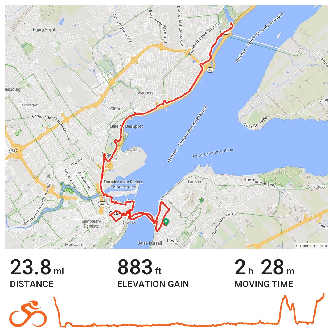 Quebec - Levis · Ride with GPS