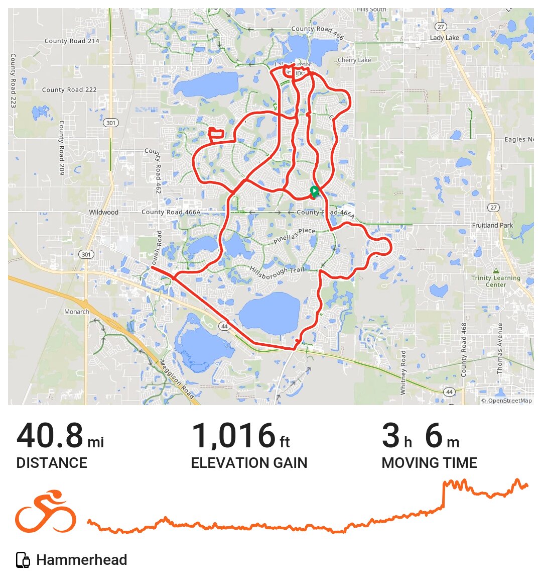 Morning Ride · Ride with GPS