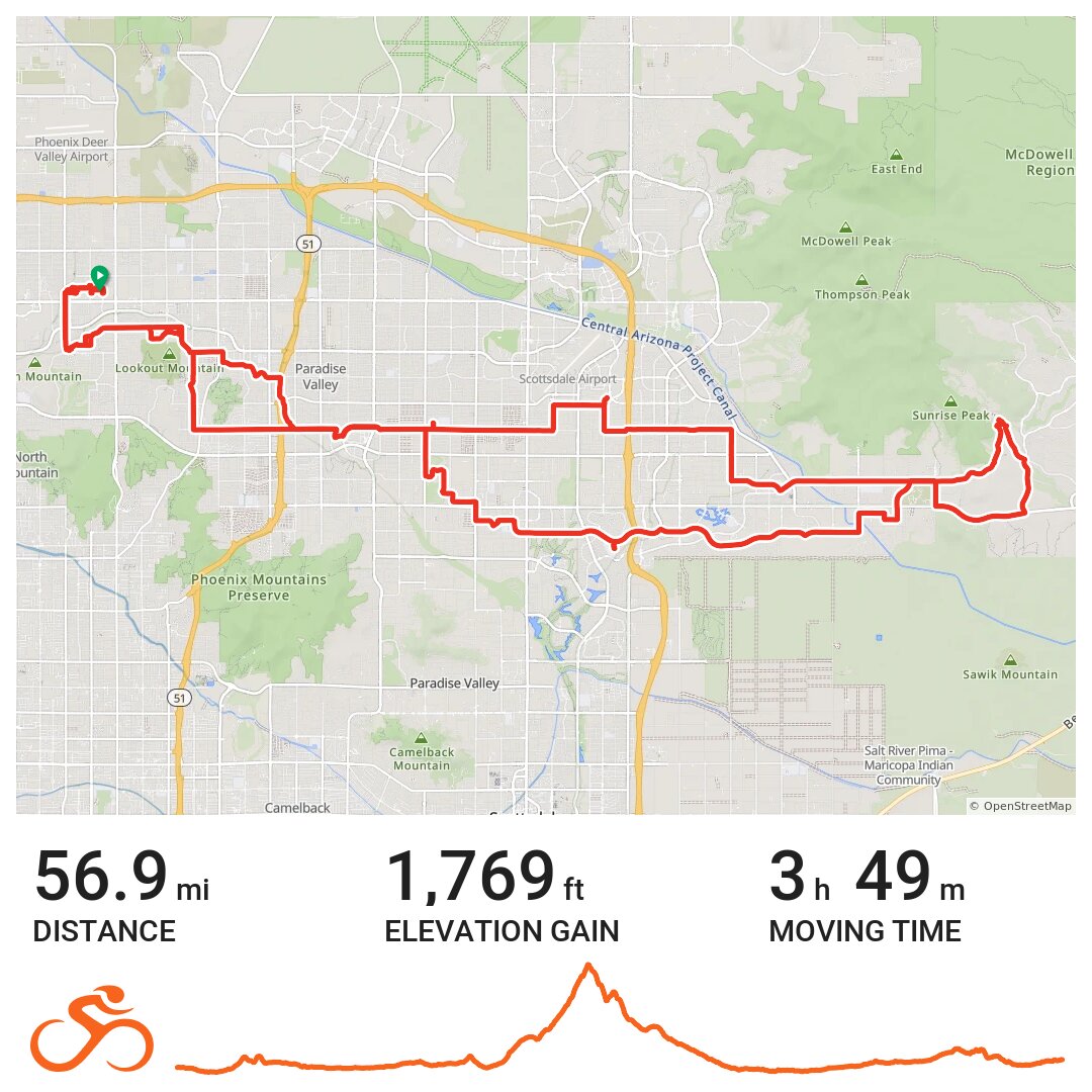 11/13/18 - A bike ride in Phoenix, AZ