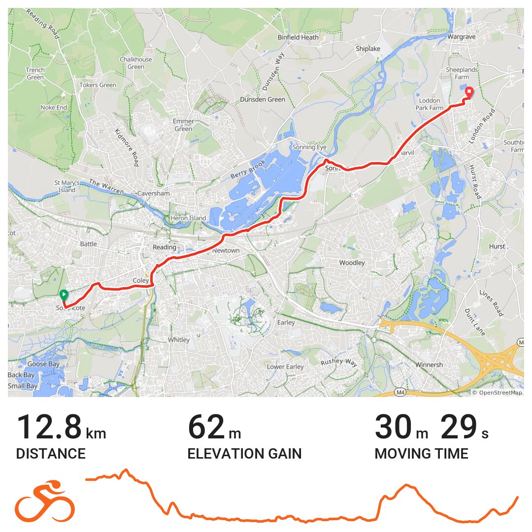 04/04/19 - A bike ride in Reading, England