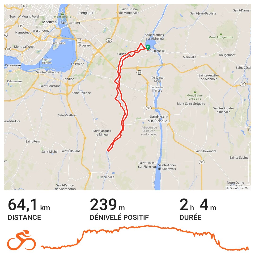 26/06/19 - A bike ride in Chambly, Québec