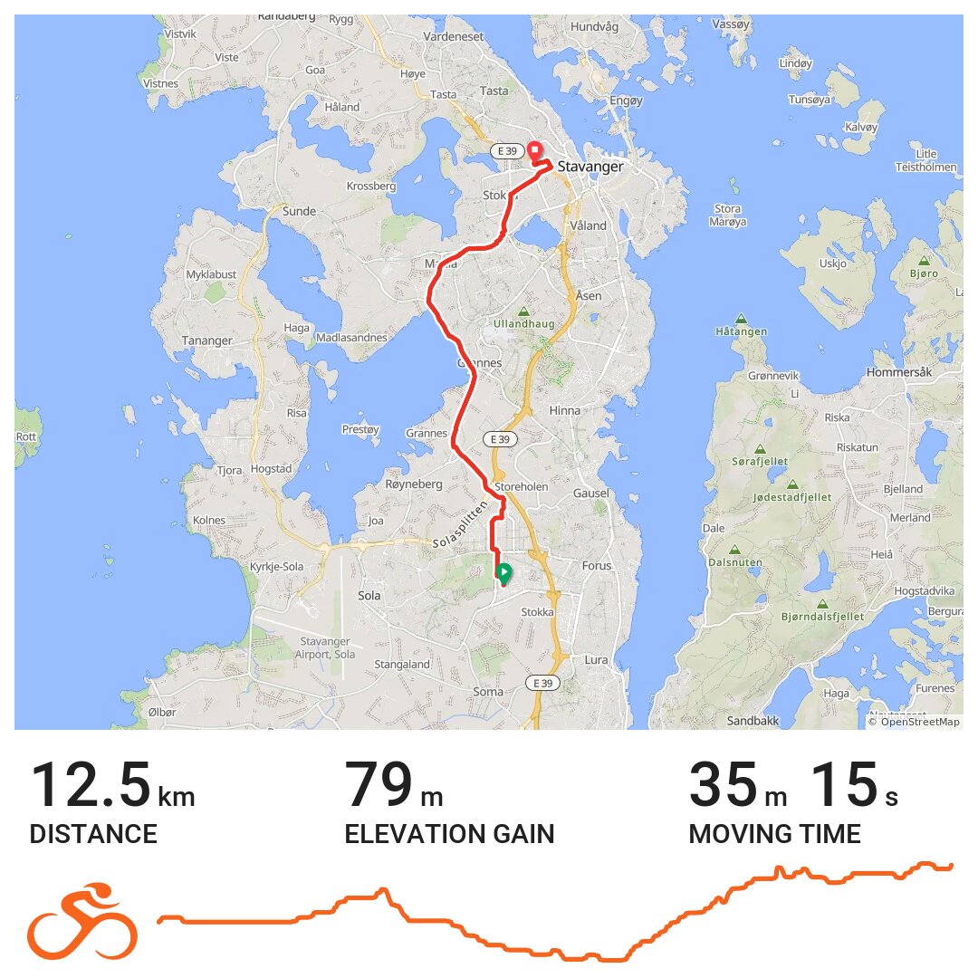 06/08/2013 Sandnes, Rogaland, Norway · Ride with GPS