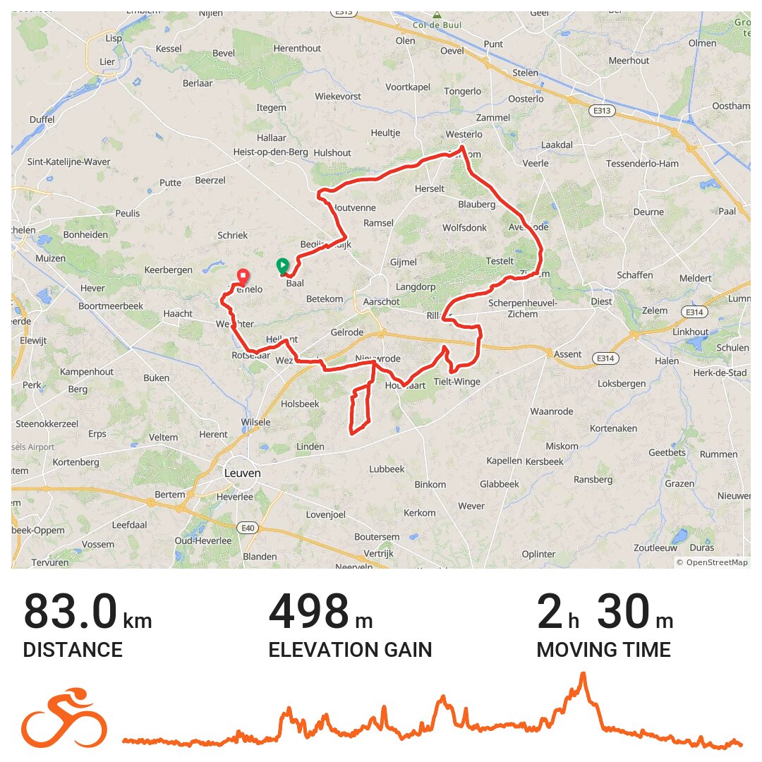 Begijnendijk · Ride with GPS