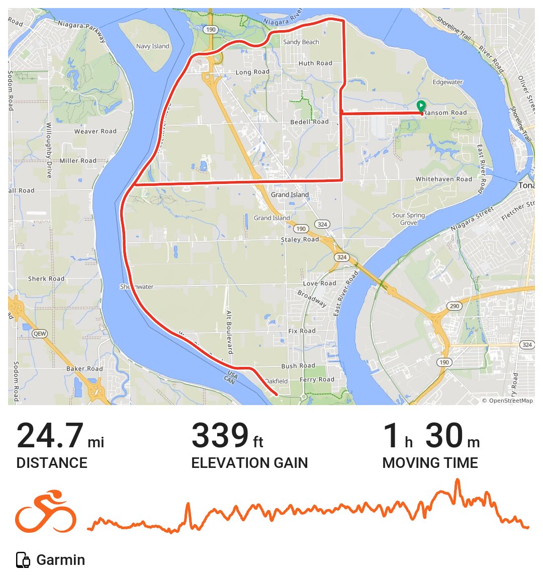 2019/10/18 - A bike ride in Erie County, NY