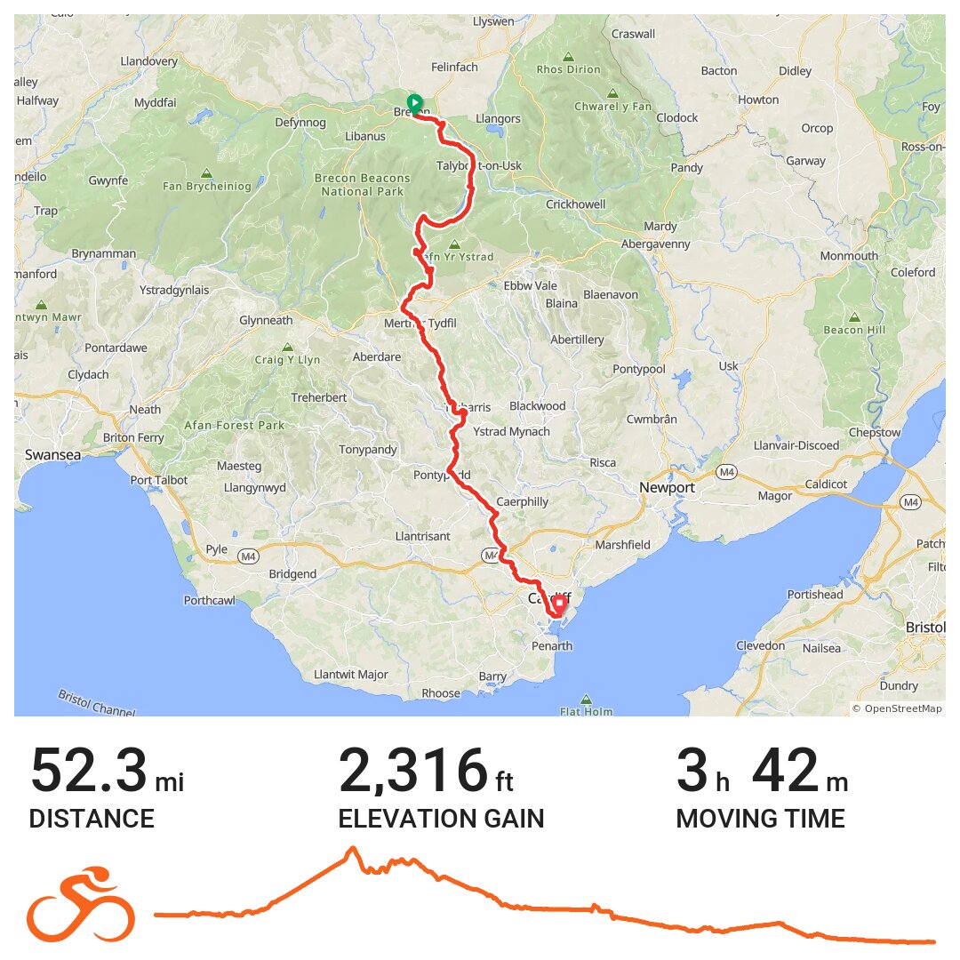 Taff Trail · Ride with GPS