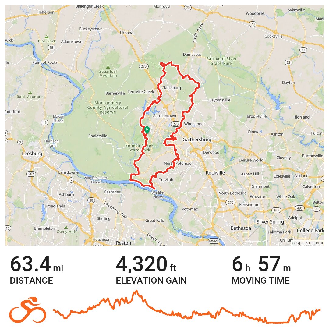 MoCo Epic Year 2 · Ride with GPS