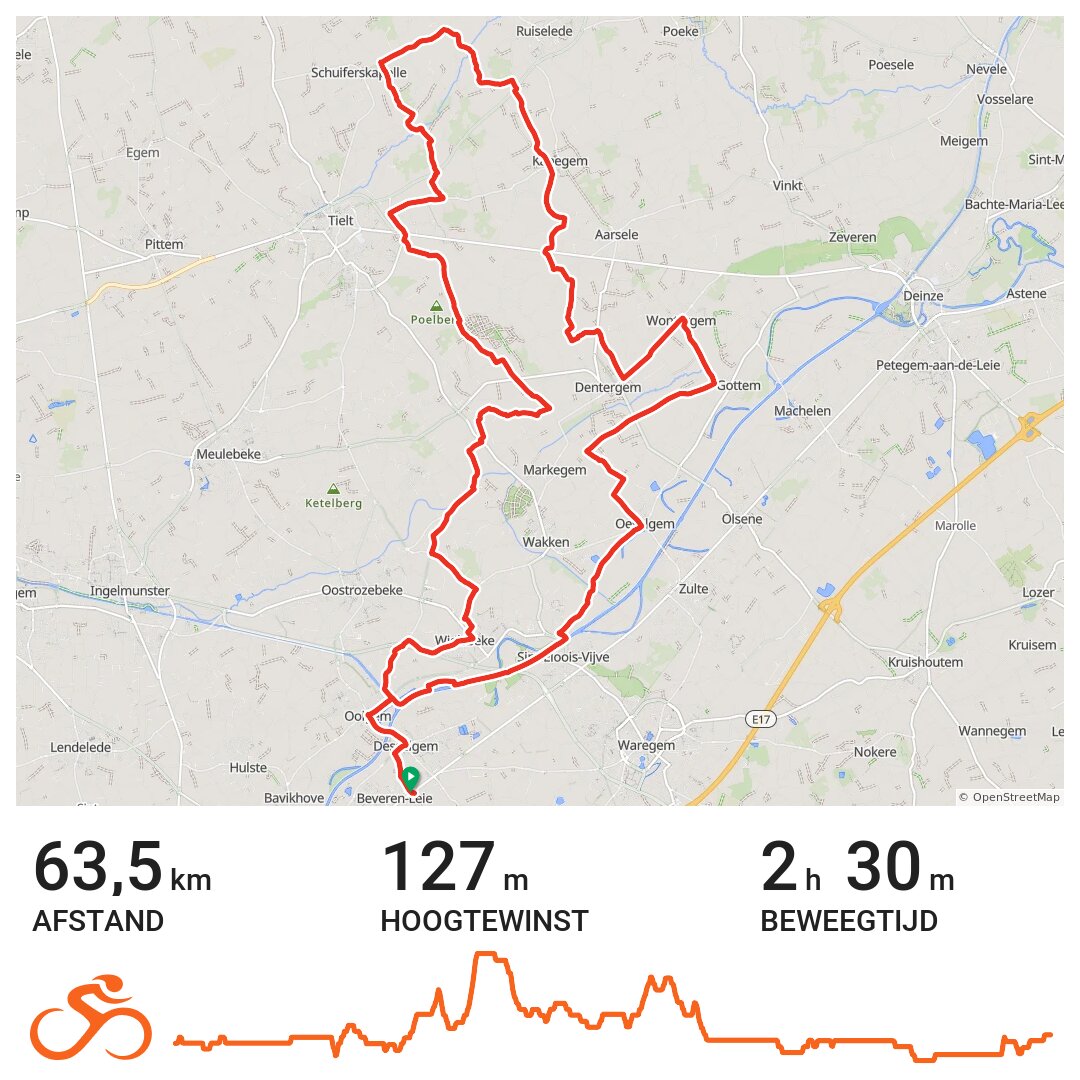 Wielsbeke – Schuiferskapelle – Aarsele · Ride with GPS