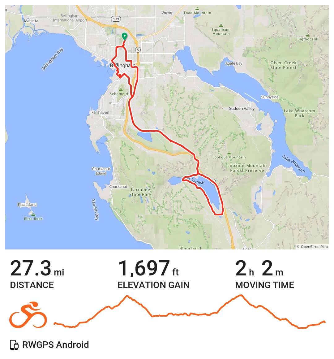 Samish Way Lake Trail · Ride with GPS