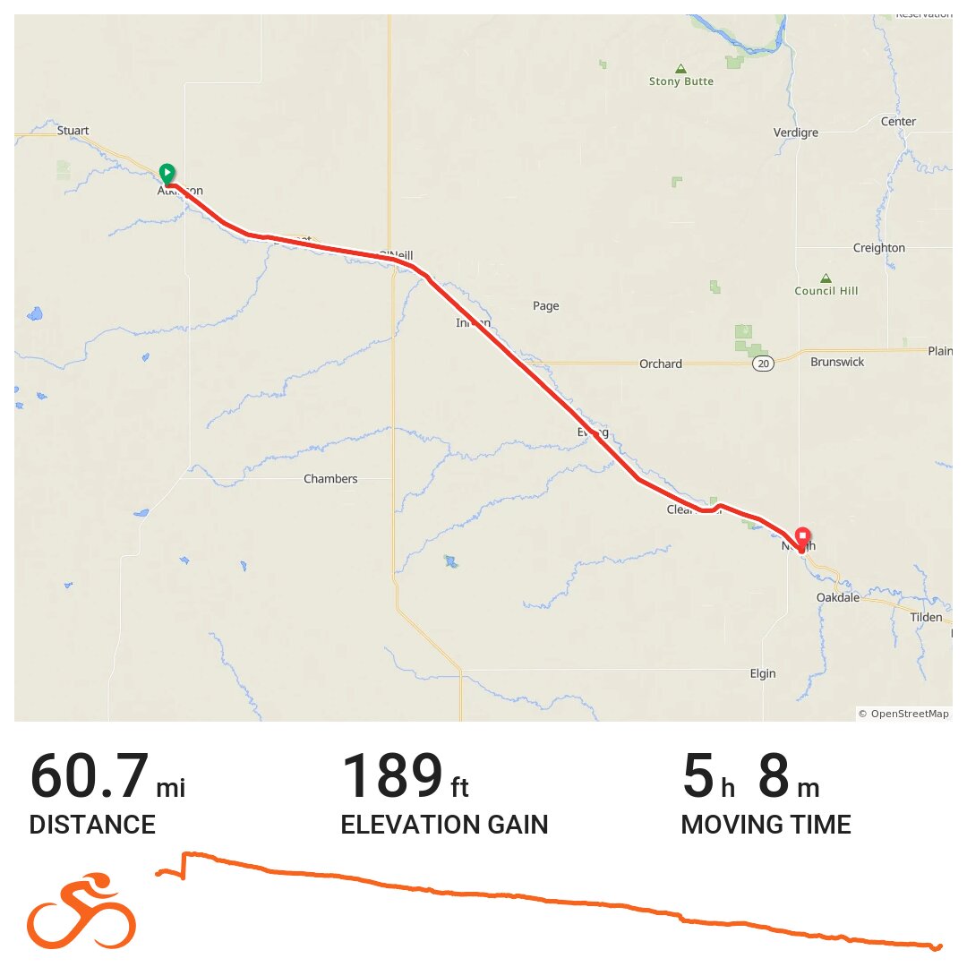 Cowboy Trail - Day Five · Ride with GPS