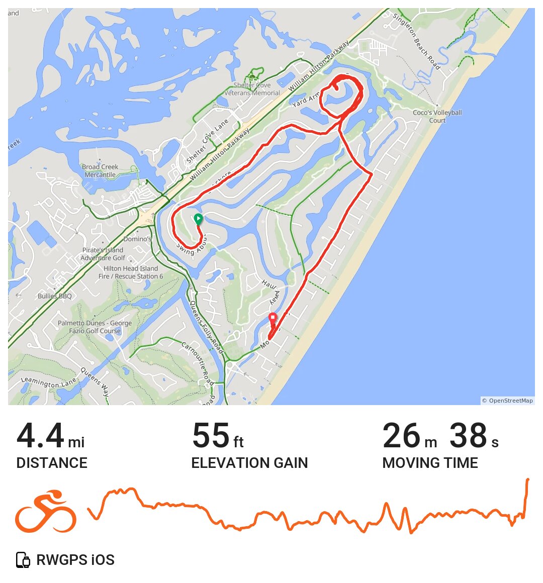 HH morning - A bike ride in Hilton Head Island, SC