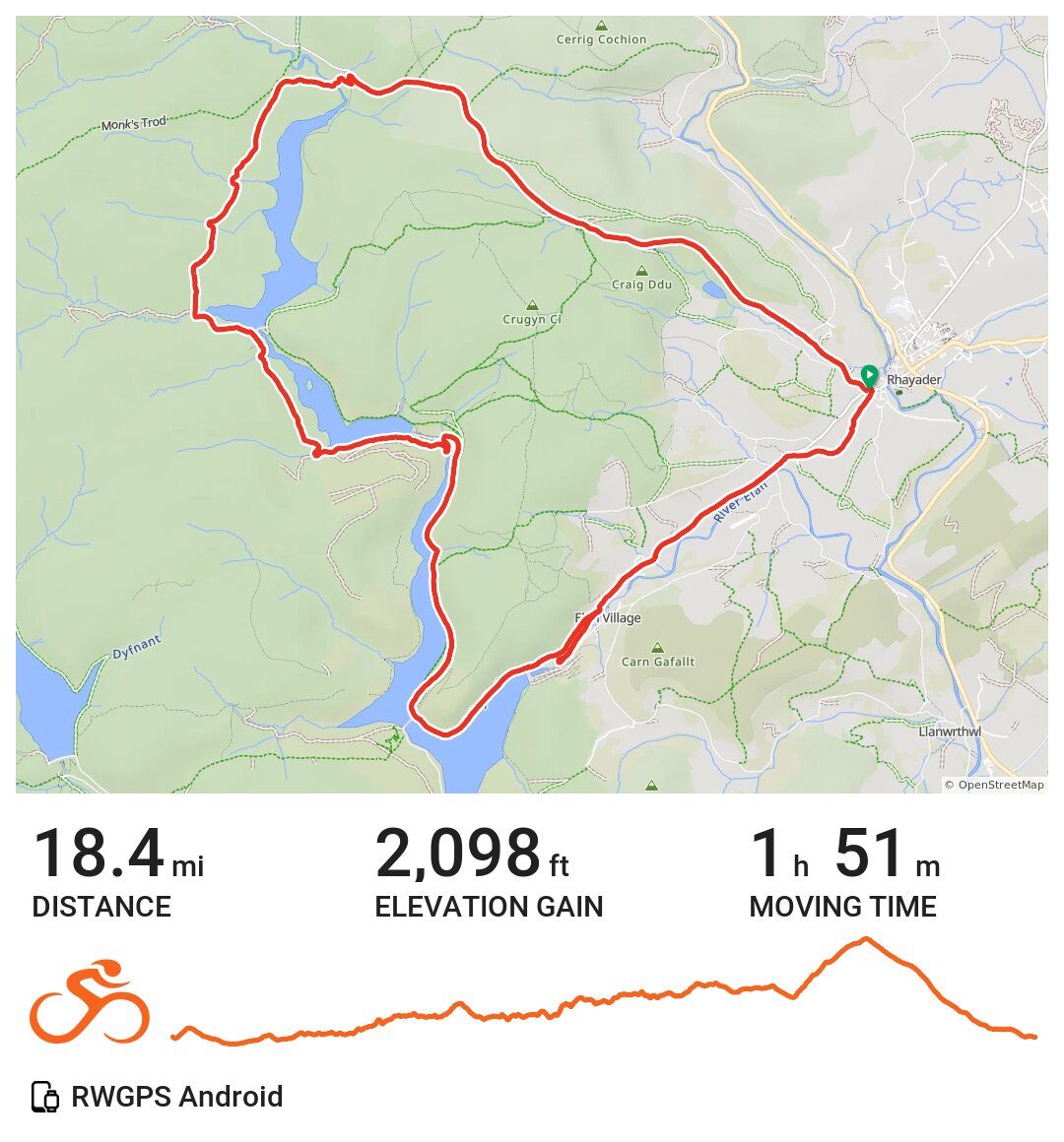 Elan valley- Rhayader dams loop - A bike ride in Llansantffraed ...