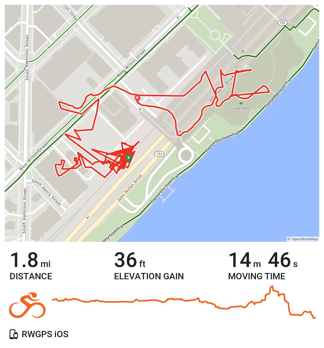 06/28/18 - A bike ride in Madison, WI