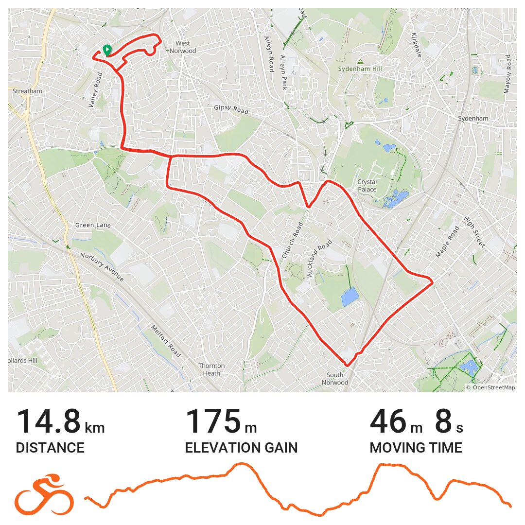 07/05/2015 London, Greater London, United Kingdom · Ride with GPS