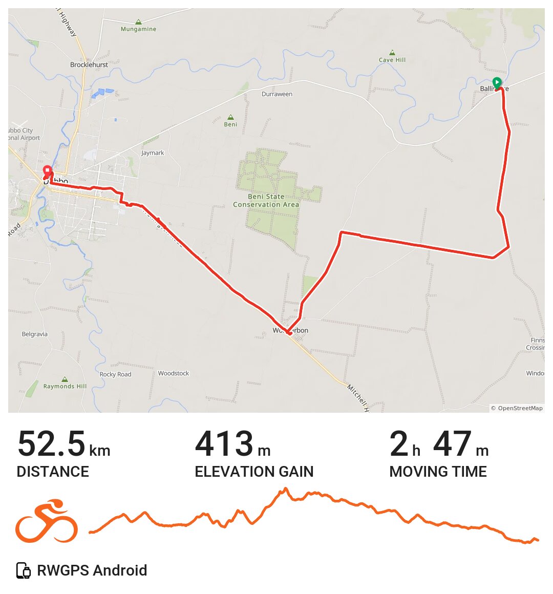 Ballimore to Dubbo · Ride with GPS