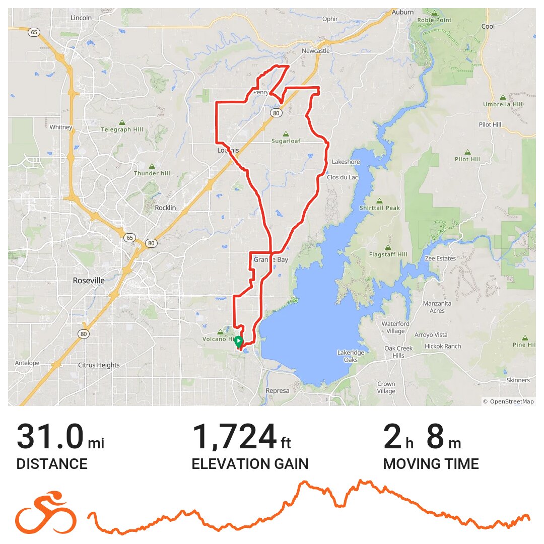 Loomis and penryn · Ride with GPS