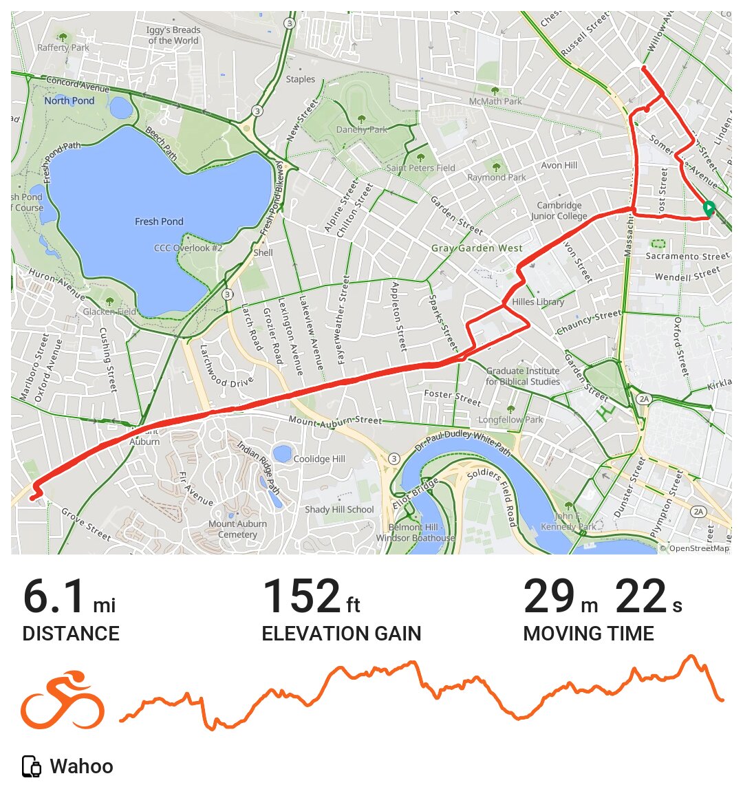 05/19/21 - A bike ride in Somerville, MA