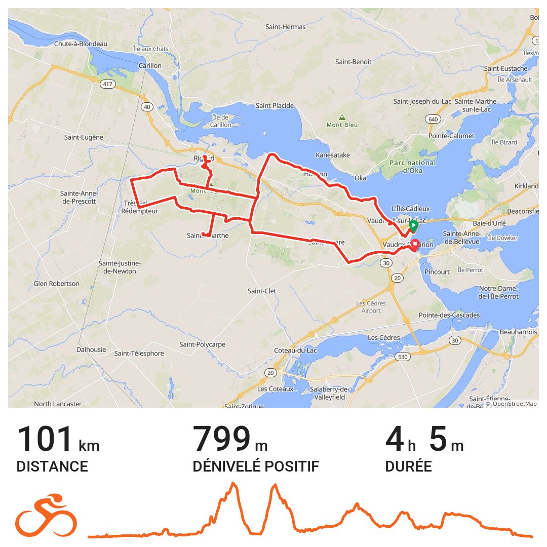 103km mont-Rigaud 22/05/21 · Ride with GPS