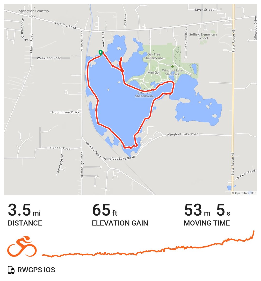 Wingfoot Lake Paddle · Ride with GPS