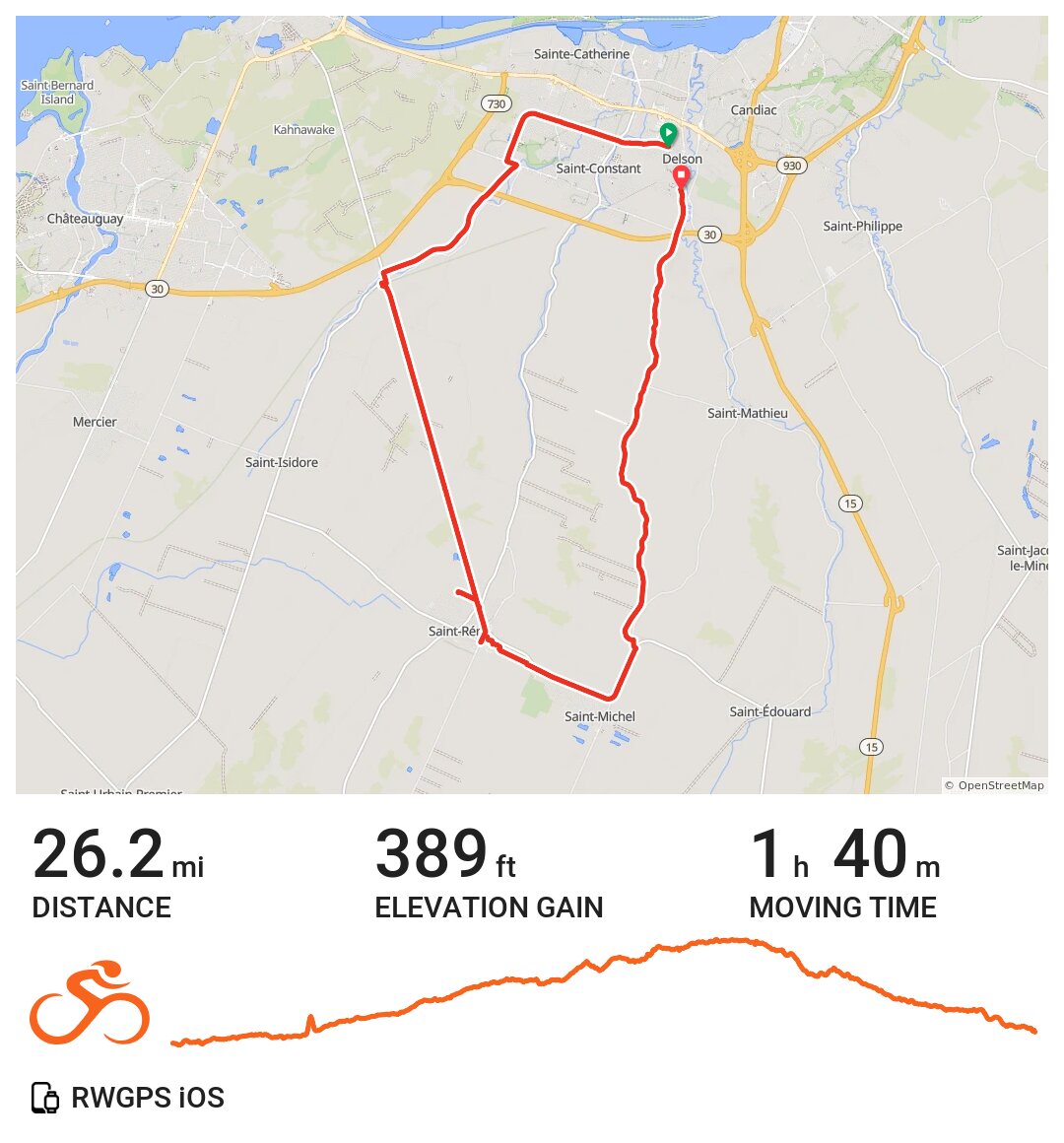 06/13/21 - A bike ride in Delson, Québec