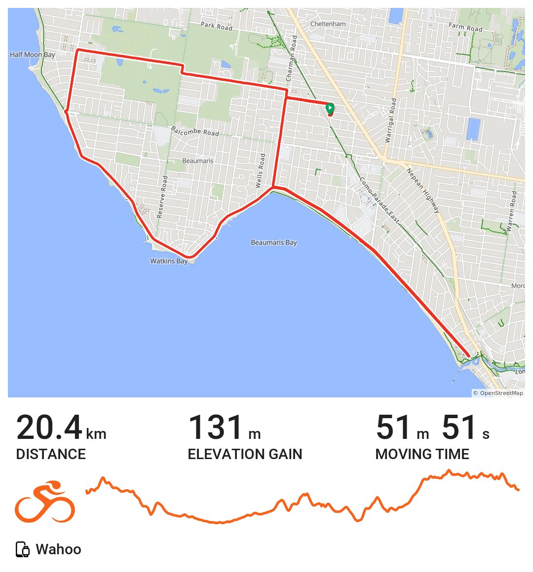 15/06/21 - A bike ride in Mentone, Victoria