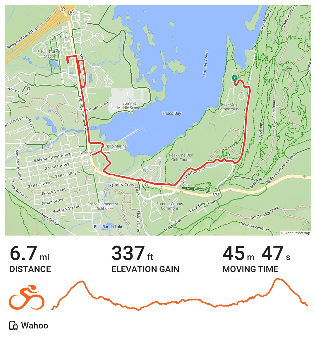 06/21/21 - A bike ride in Summit County, CO