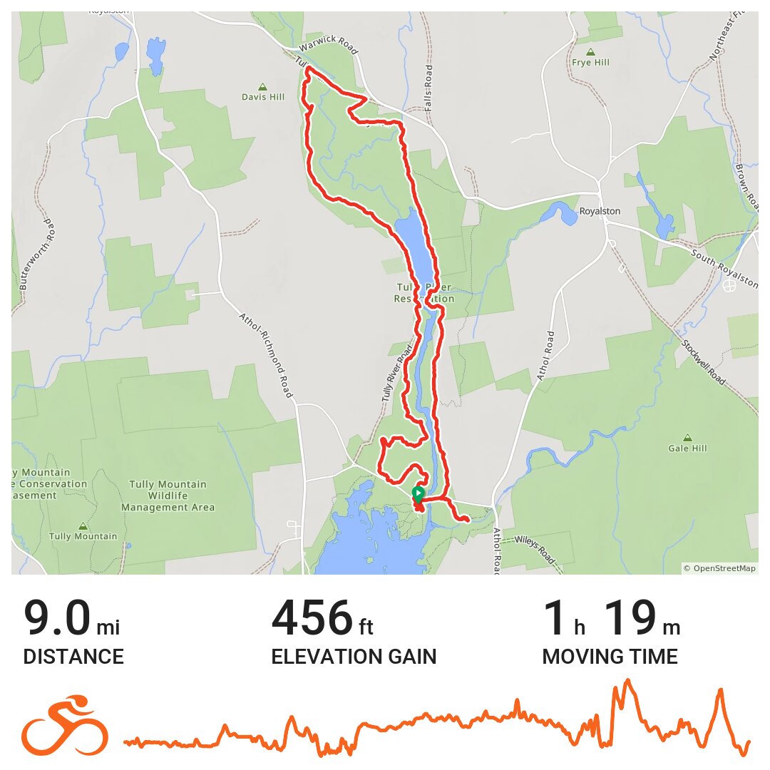 Tully · Ride with GPS