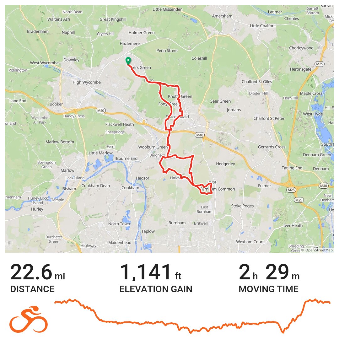 Burnham Beeches with Mike · Ride with GPS