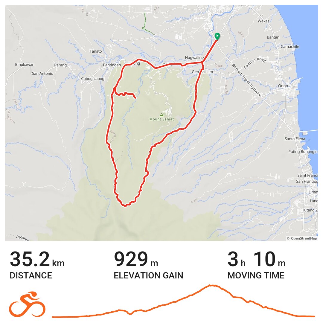 2016-02-27 : Killer loop, Bataan · Ride with GPS