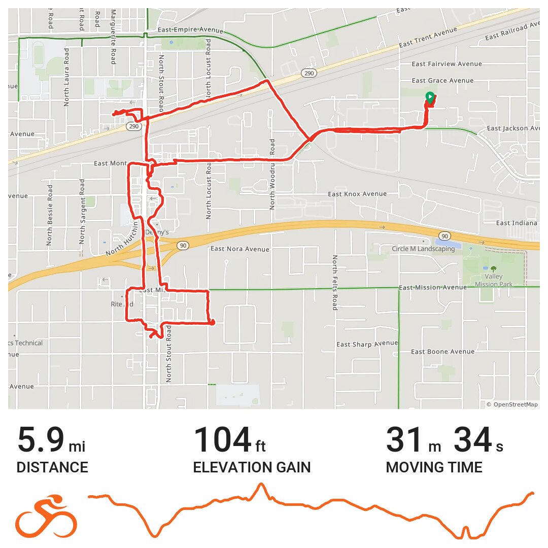 Home, ace, Bank, work. · Ride with GPS