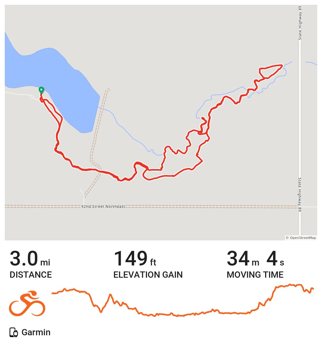 Pembina County Mountain Biking · Ride with GPS