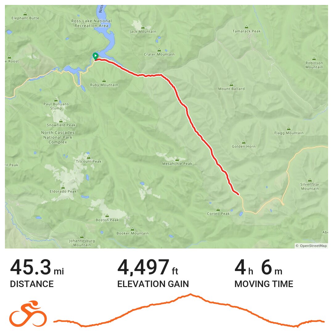 Washington pass ride 4-21-16 - A bike ride in Whatcom County, WA