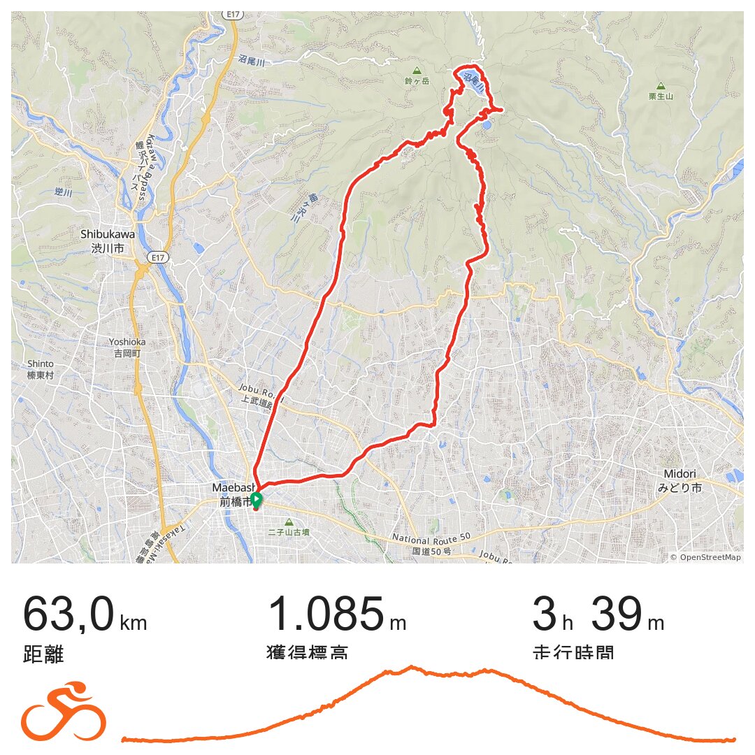 赤城山 · Ride with GPS