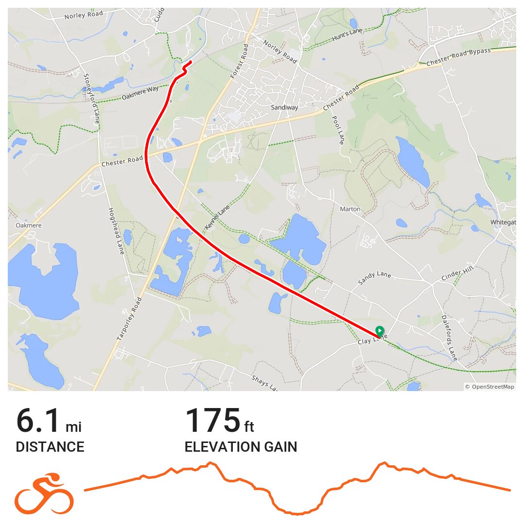 whitegate way · Ride with GPS