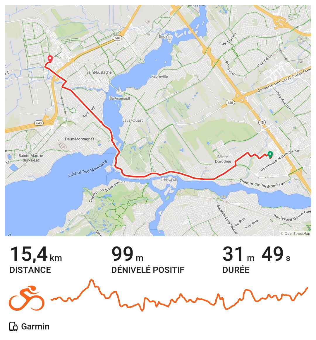 26/05/16 - A bike ride in Laval, Québec