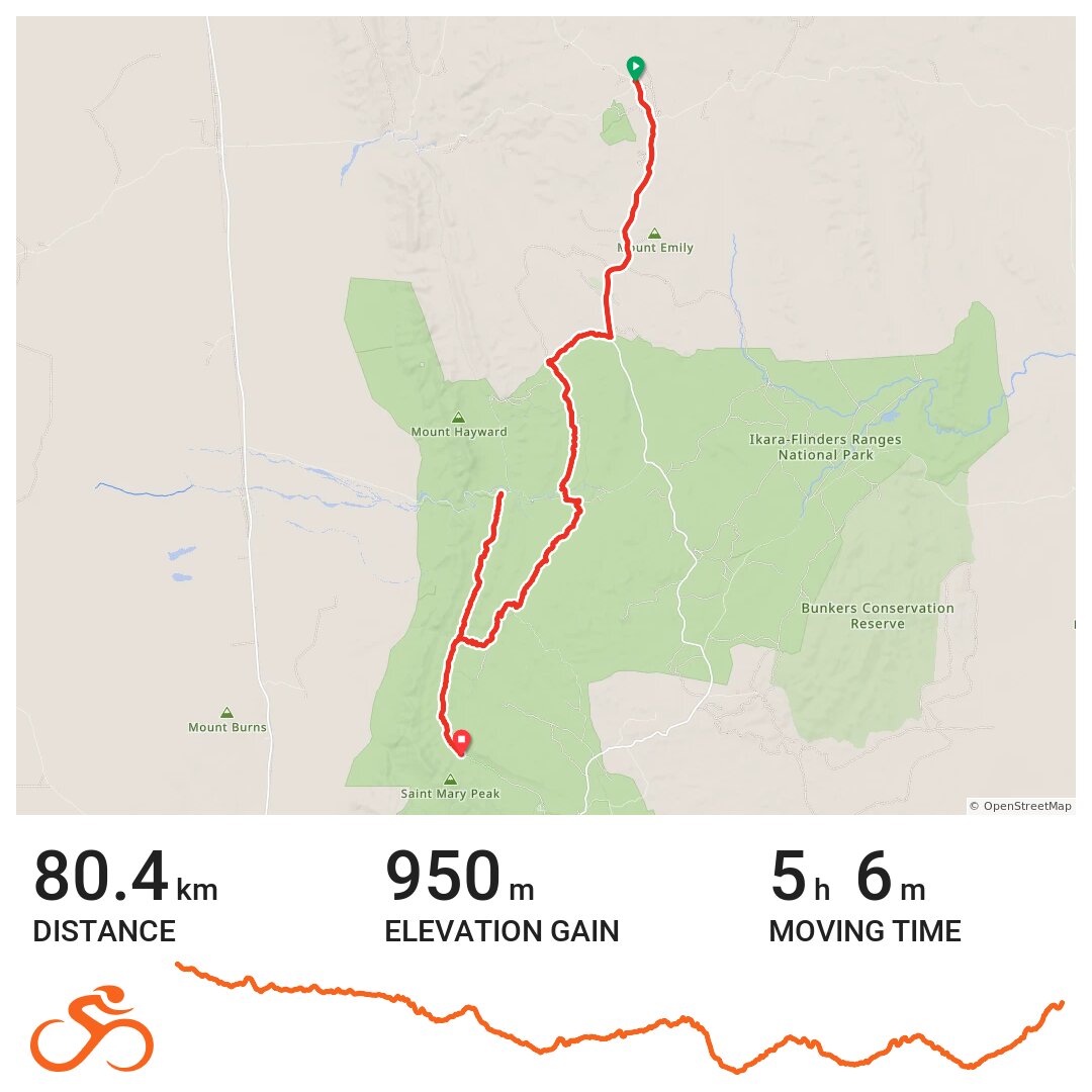 Mawson Trail ride segment 01 - A bike ride in Blinman, South Australia