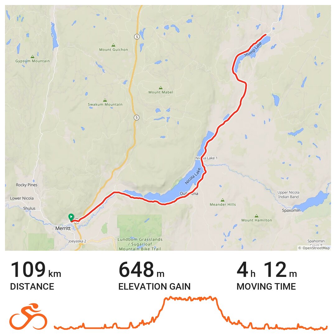 06/23/16 - A bike ride in Merritt, British Columbia